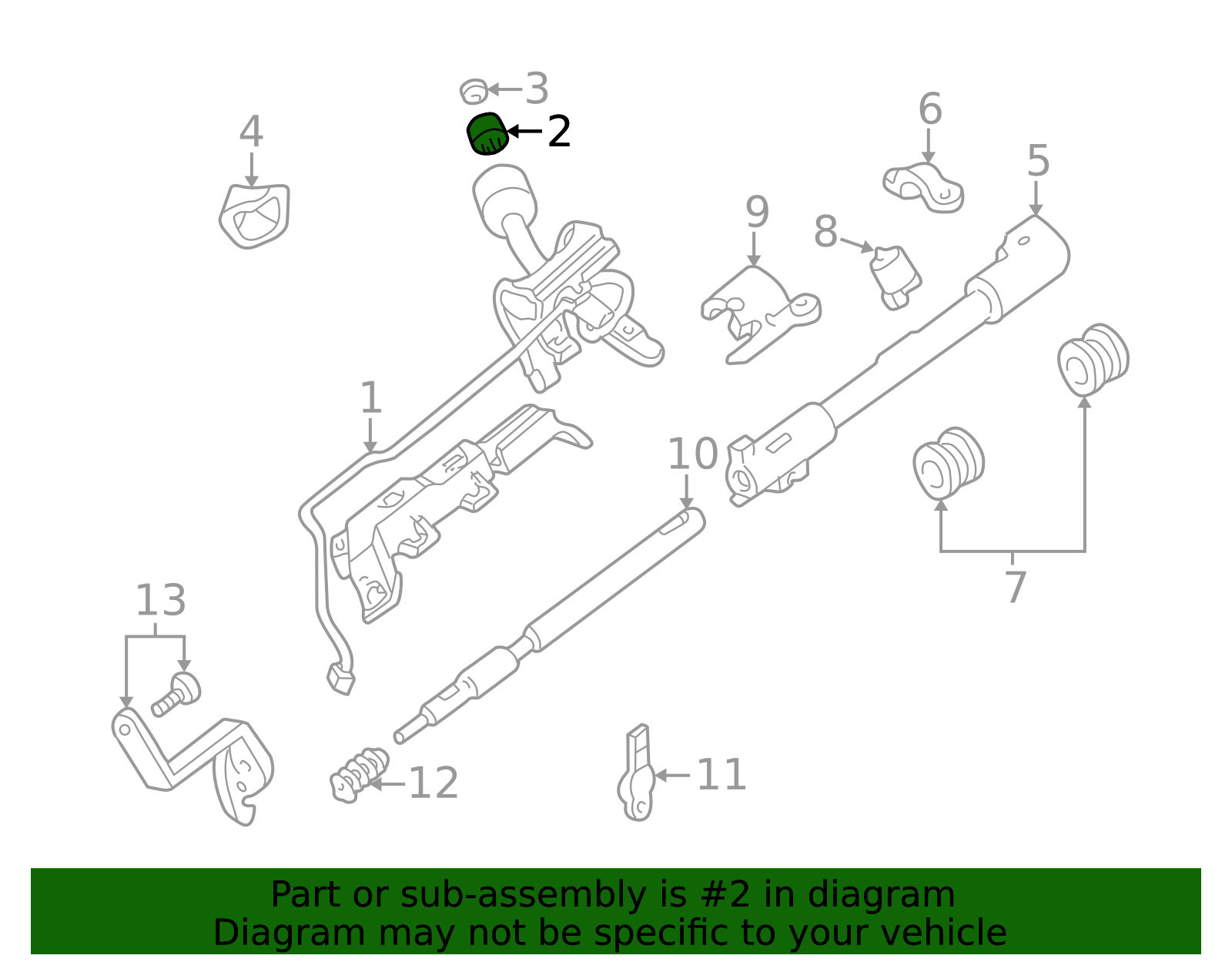 Cruise Control Switch F58Z-7G550-AA | Miracle Ford Parts