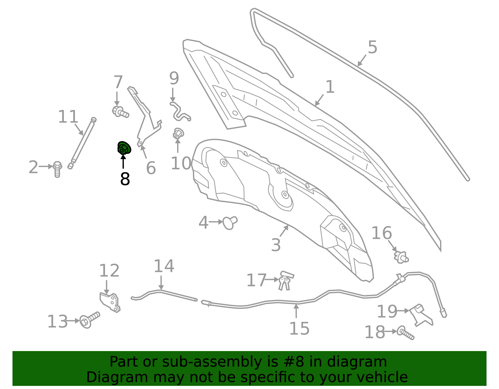 W709923-S442 - High-Quality Door Hinge Nut for AutoNation Parts