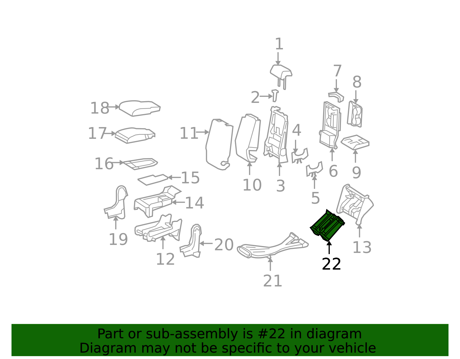2010-2013 Toyota Tundra Upper Duct 58860-0C040-B0 | MotorMotor
