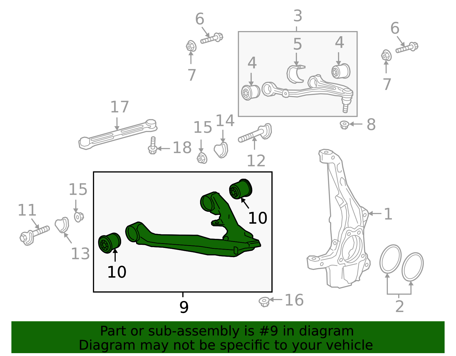 2021-2024 GM Lower Control Arm 85662943 | Capital Chevy Parts