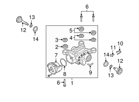 Axle & Differential for 2008 Volkswagen R32 | Performance Auto Parts