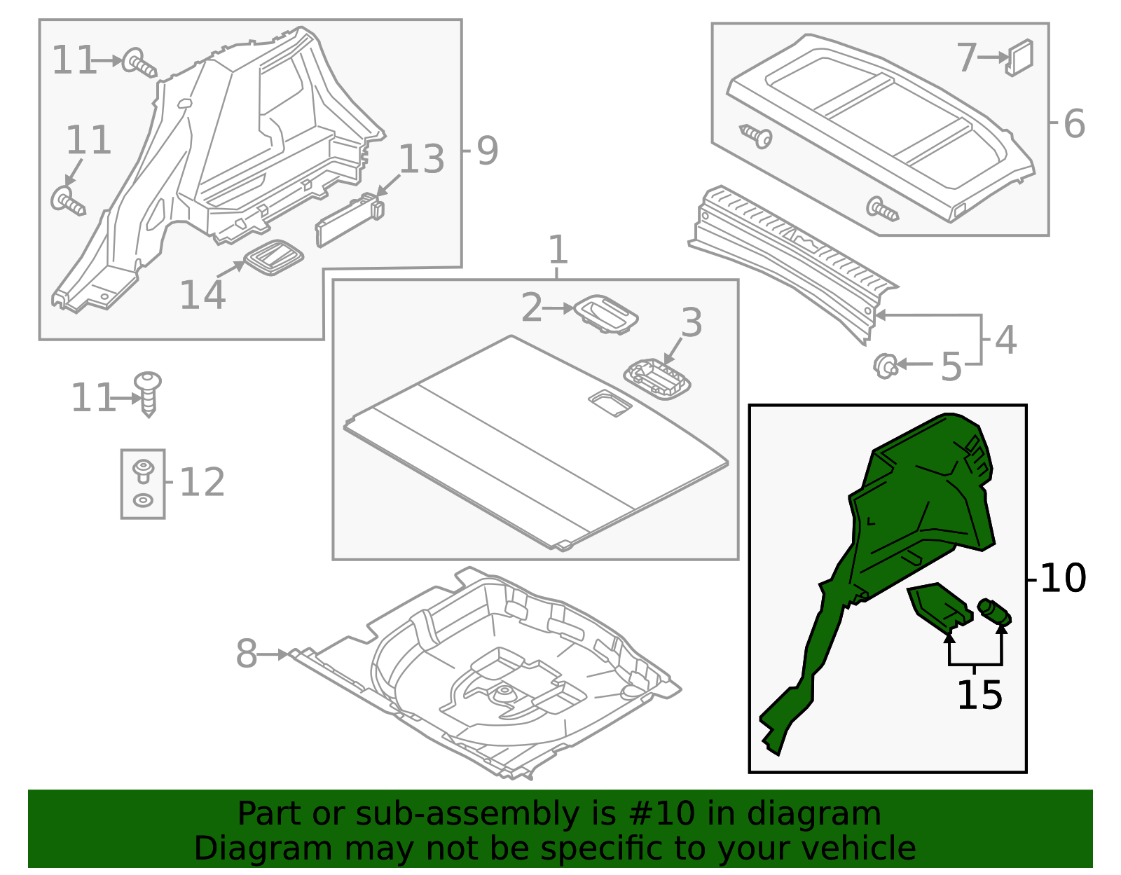 2024-2025 Hyundai Lower Quarter Trim 85730-BE100-T9Y | QuirkParts
