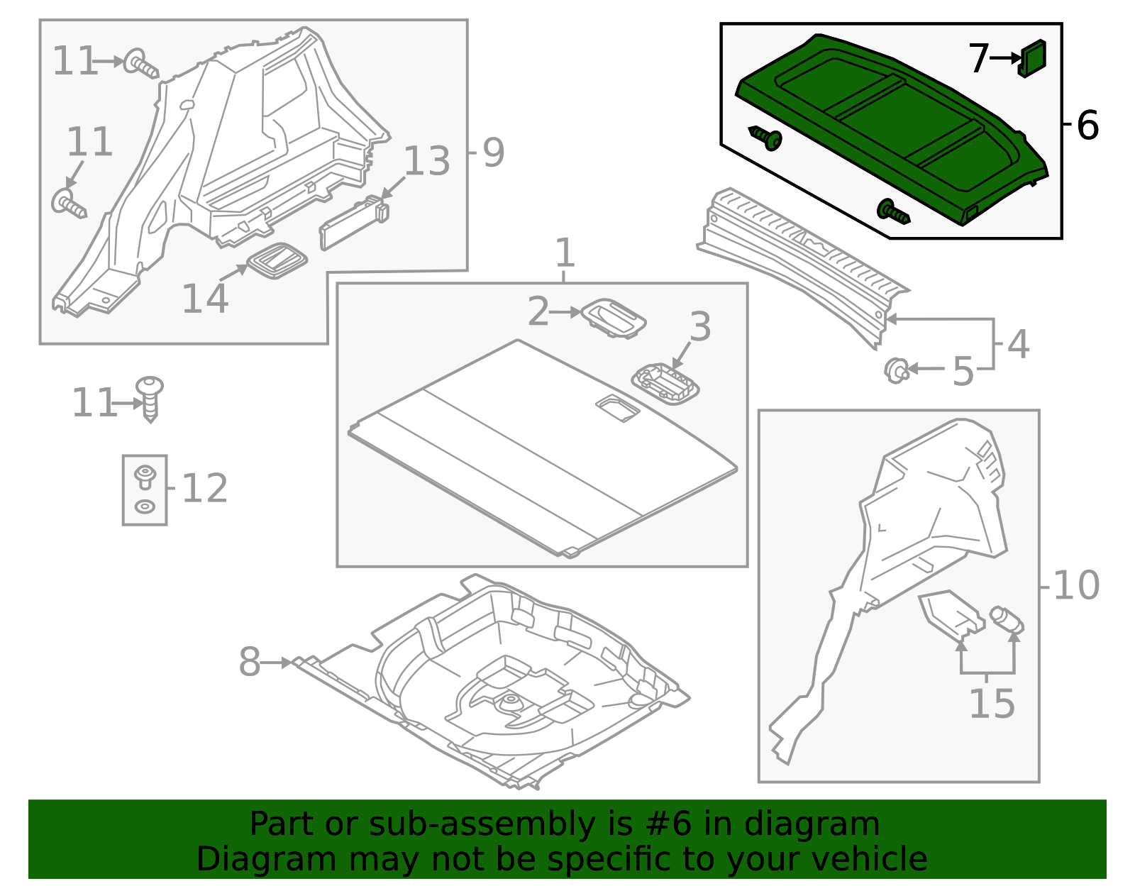 85930-BE000-T9Y - High-Quality Cargo Cover for 2024-2025 Hyundai ...