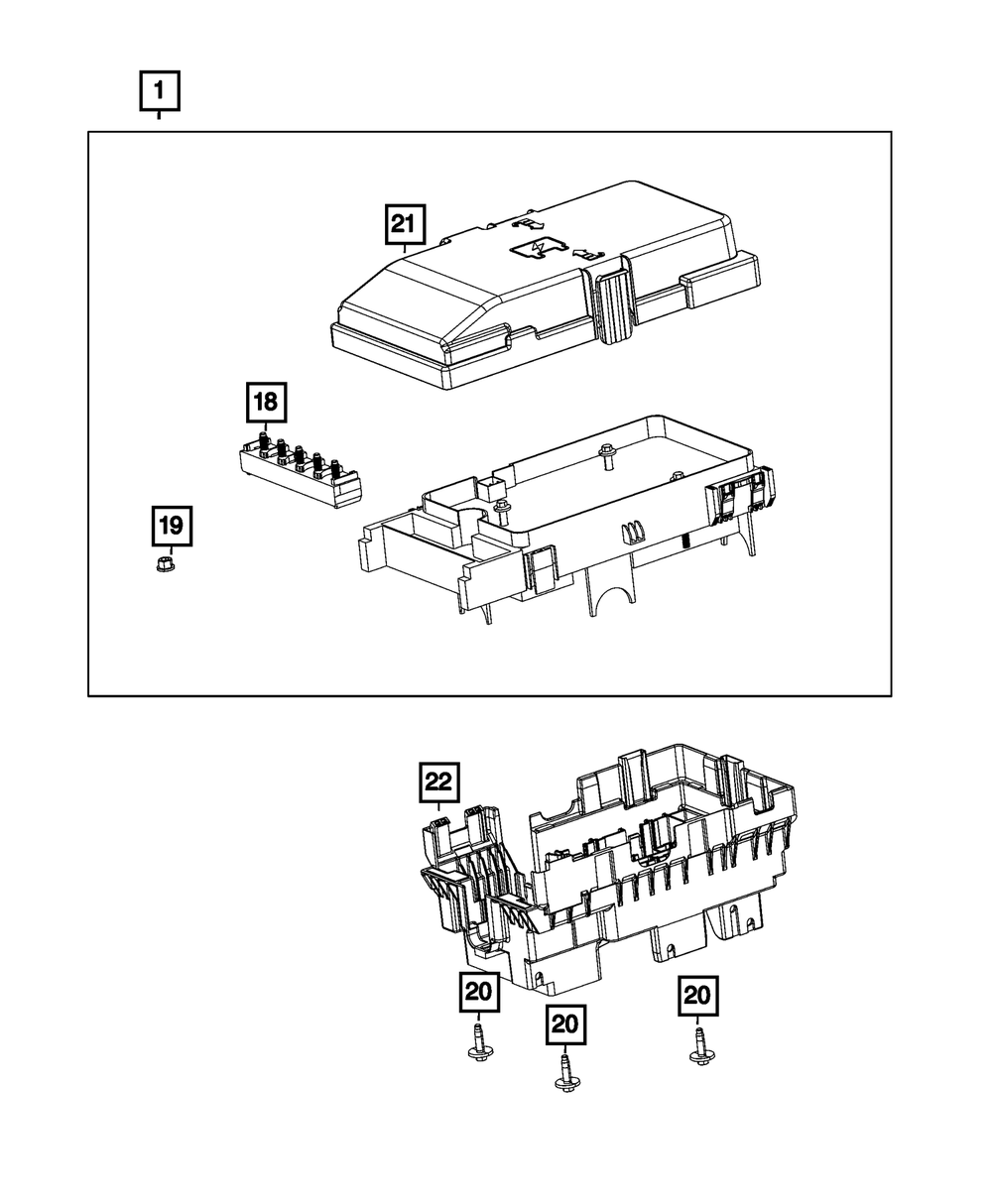 68351953AG - Power Distribution Center The Official Mopar eStore