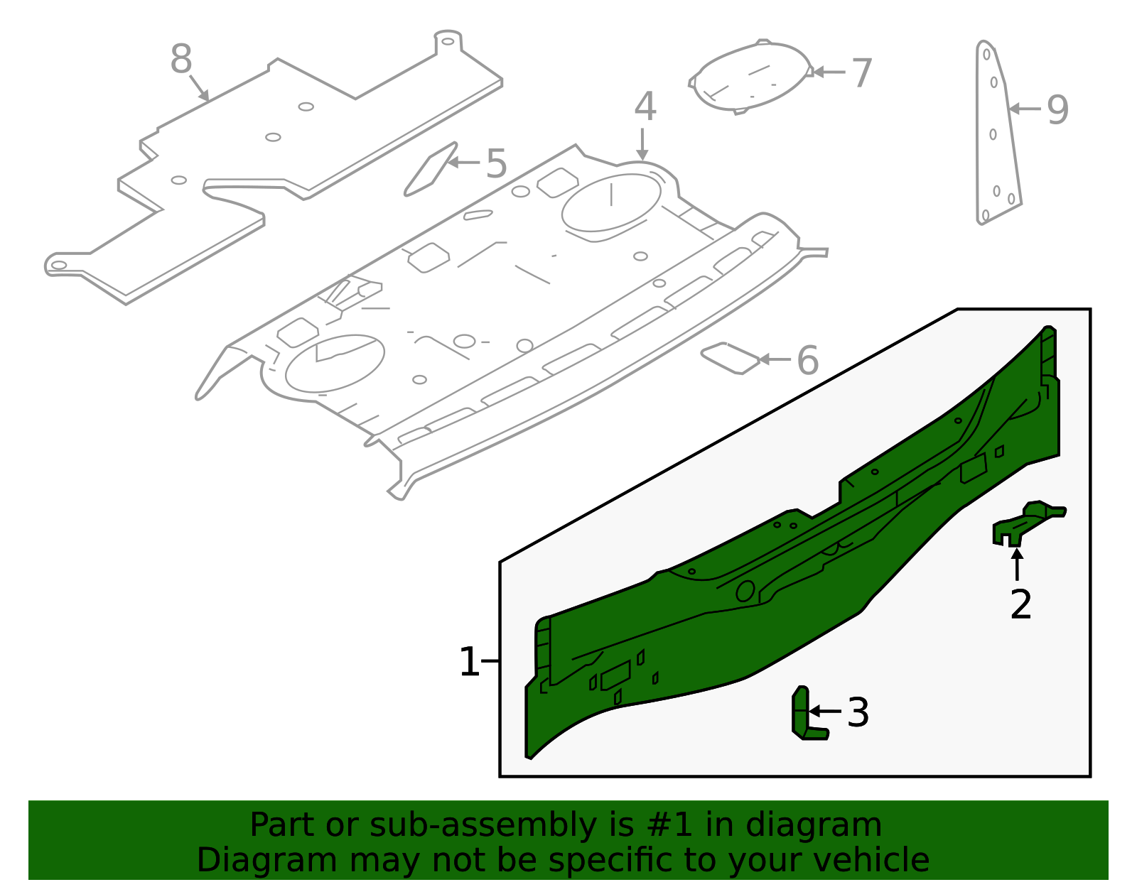 2019-2025 Nissan Altima Rear Body Panel 79110-6CA0A | Nissan Parts Central