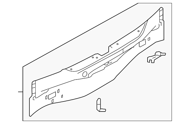 79110-6CA0A - Rear Body Panel - 2019-2025 Nissan Altima | Nissan OEM ...