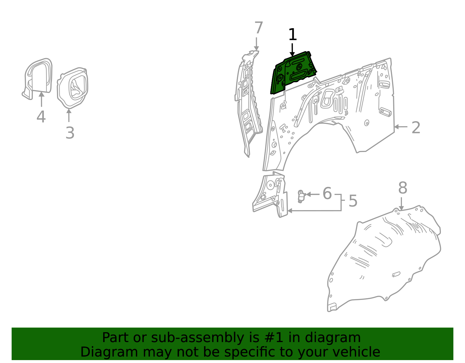 85109694 - 2021-2024 GM - Upper Panel | Partners Chevy