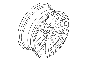 36116879186 - 2014-2021 BMW Wheel, Alloy (36-11-6-879-186) | BMW of ...