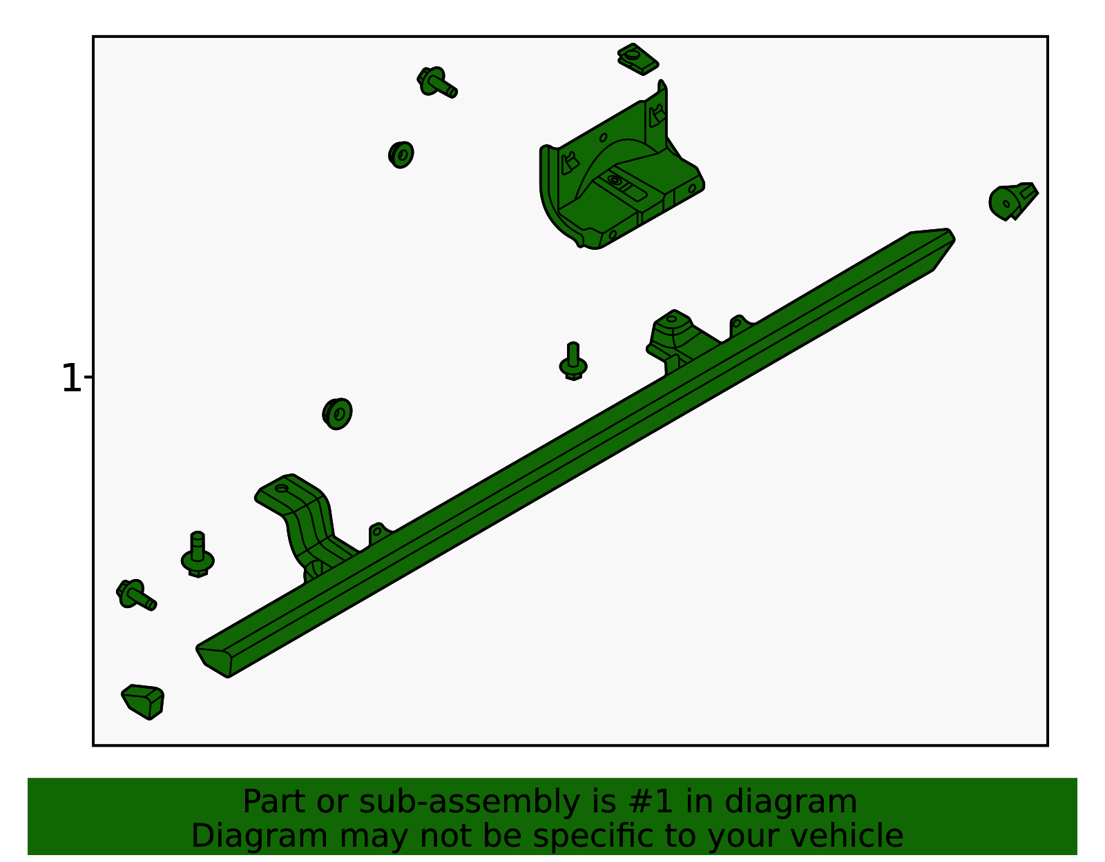 2022-2025 Ford Bronco | Step Bar | N2DZ-2620040-C | Walls' Ford Parts