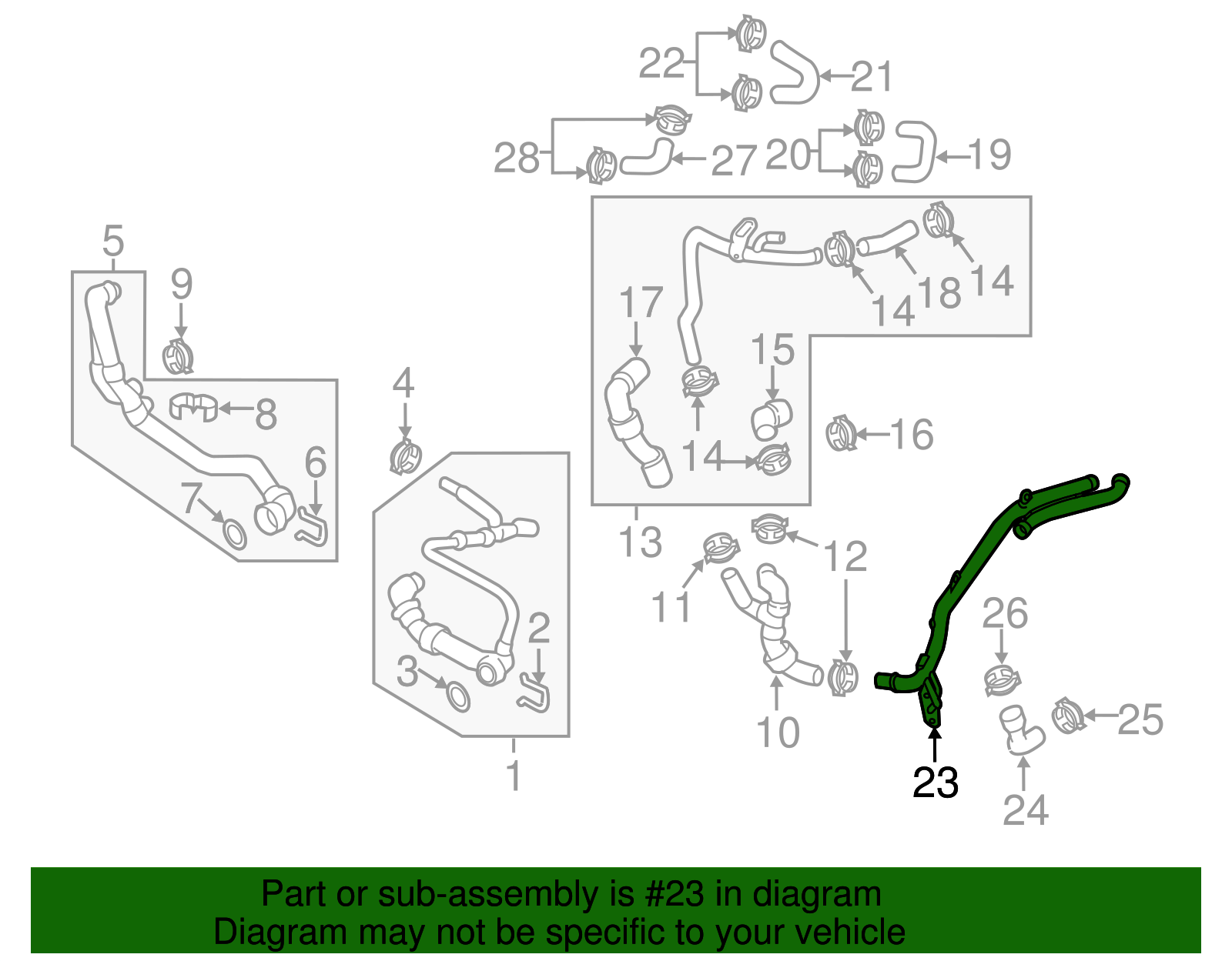 5Q0-121-070-AG - Tube Assembly 2015 Volkswagen | Wolfsburg Parts Direct