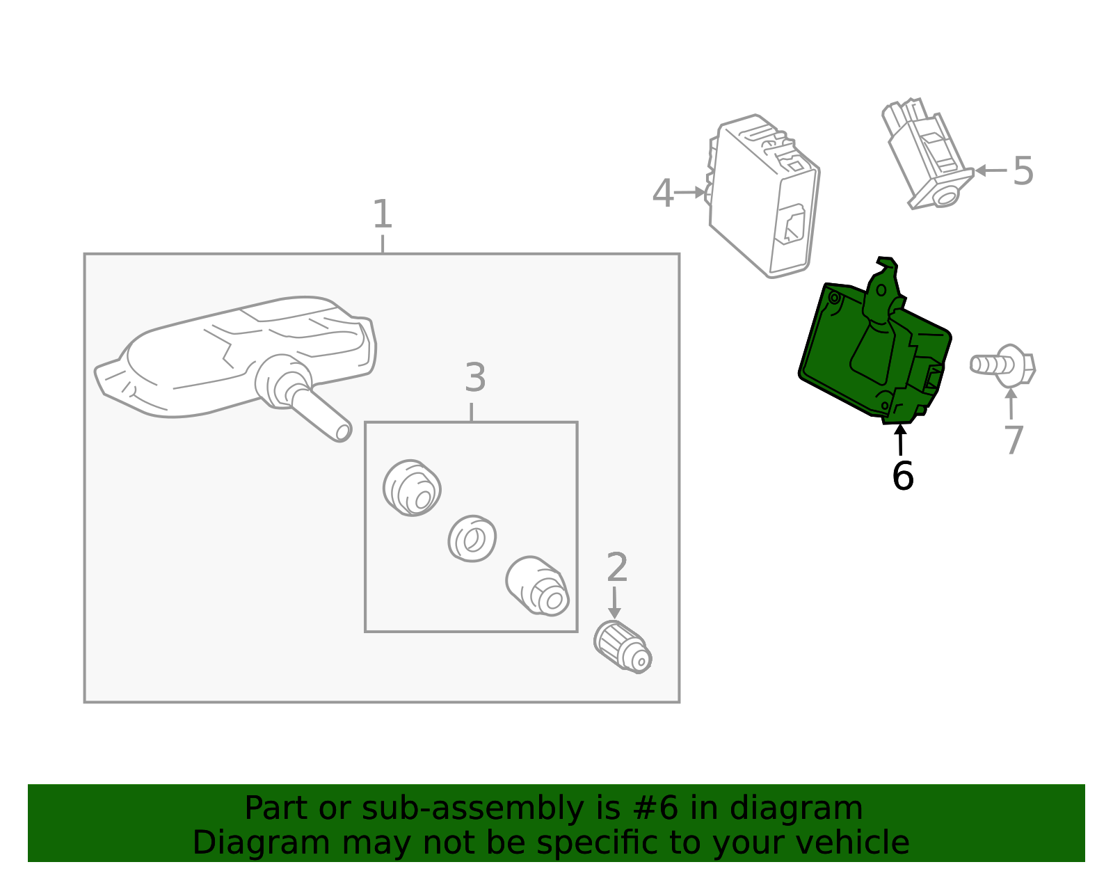 2012-2016 Toyota Prius V Receiver 89760-47040 | Toyota Parts Center