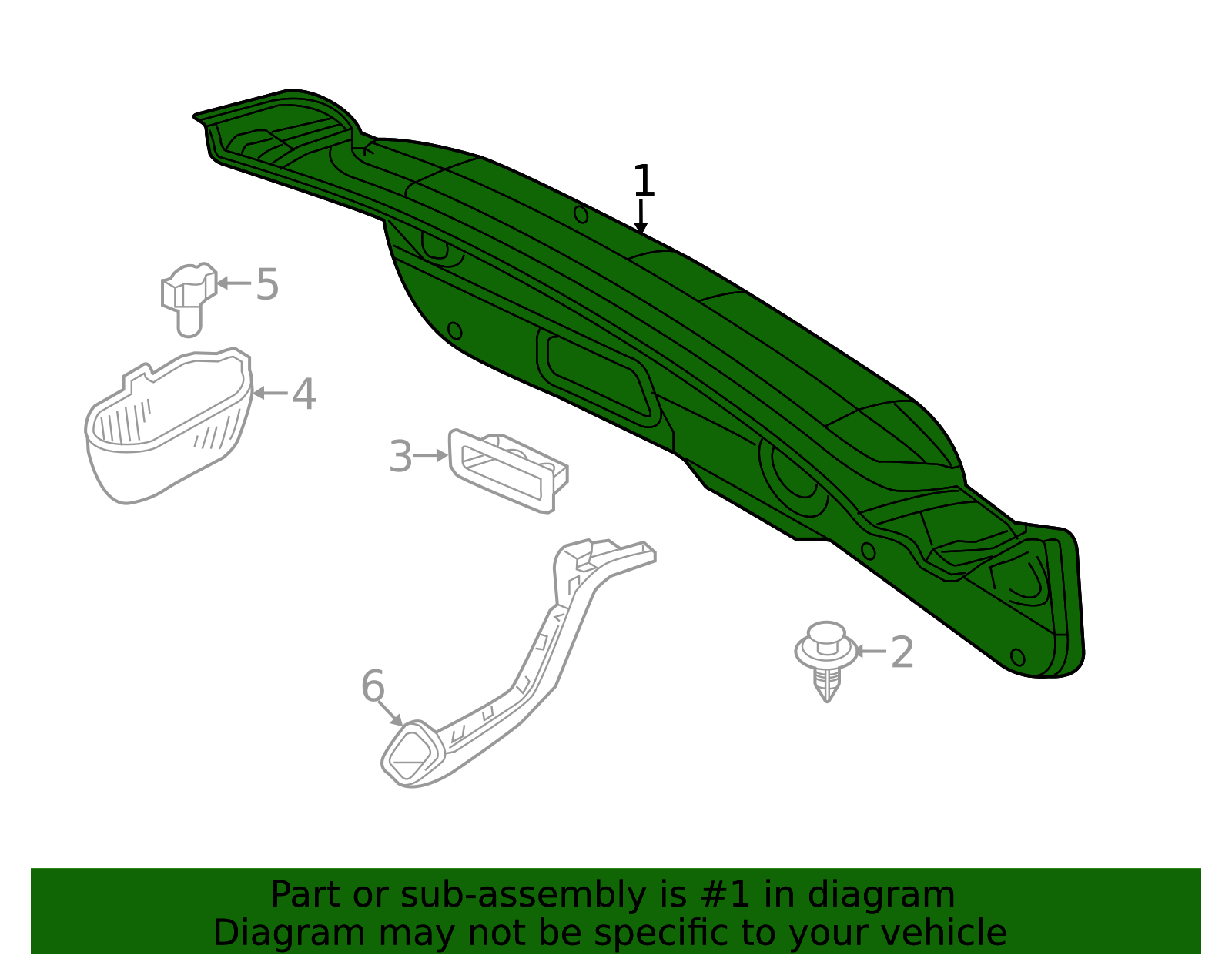 GRF5-68-8W1 - Trunk Lid Trim 2018-2021 Mazda 6 | MazdaParts.US Store