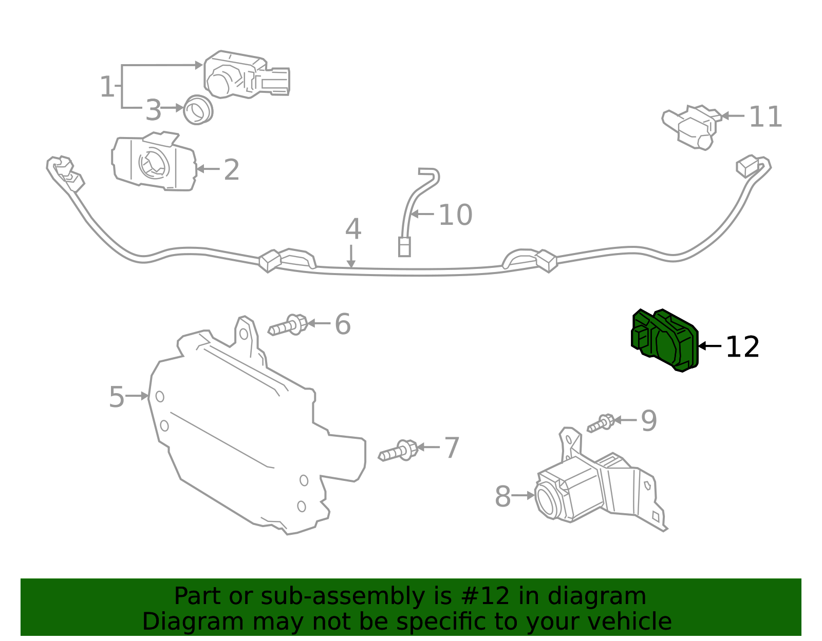 88898-11011 - High-Quality Air Quality Sensor for 2018-2025 Lexus ...