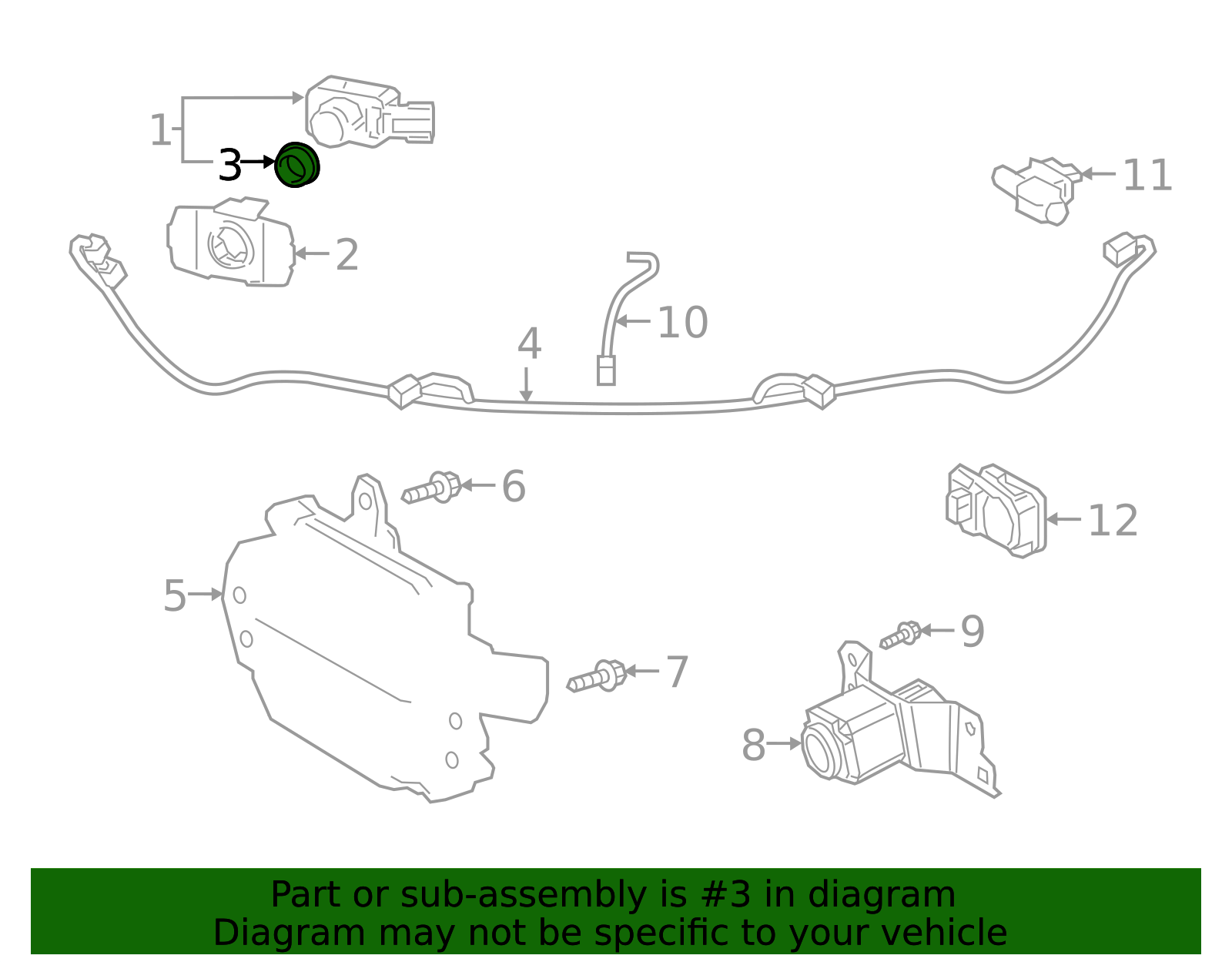 89305-47010 - 2016-2024 Lexus - Park Sensor Seal | My L Parts