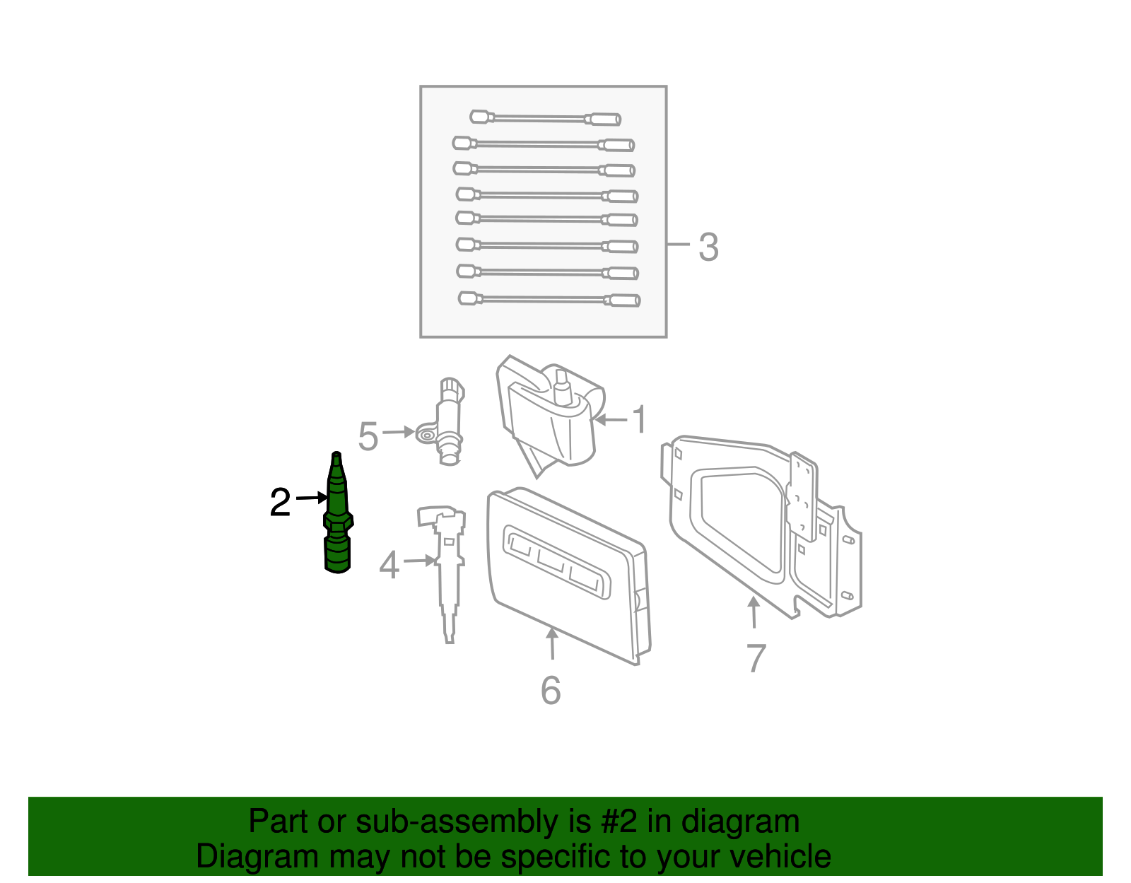 2003-2008 Mopar Spark Plug 68303913AA | Mopar Parts Canada