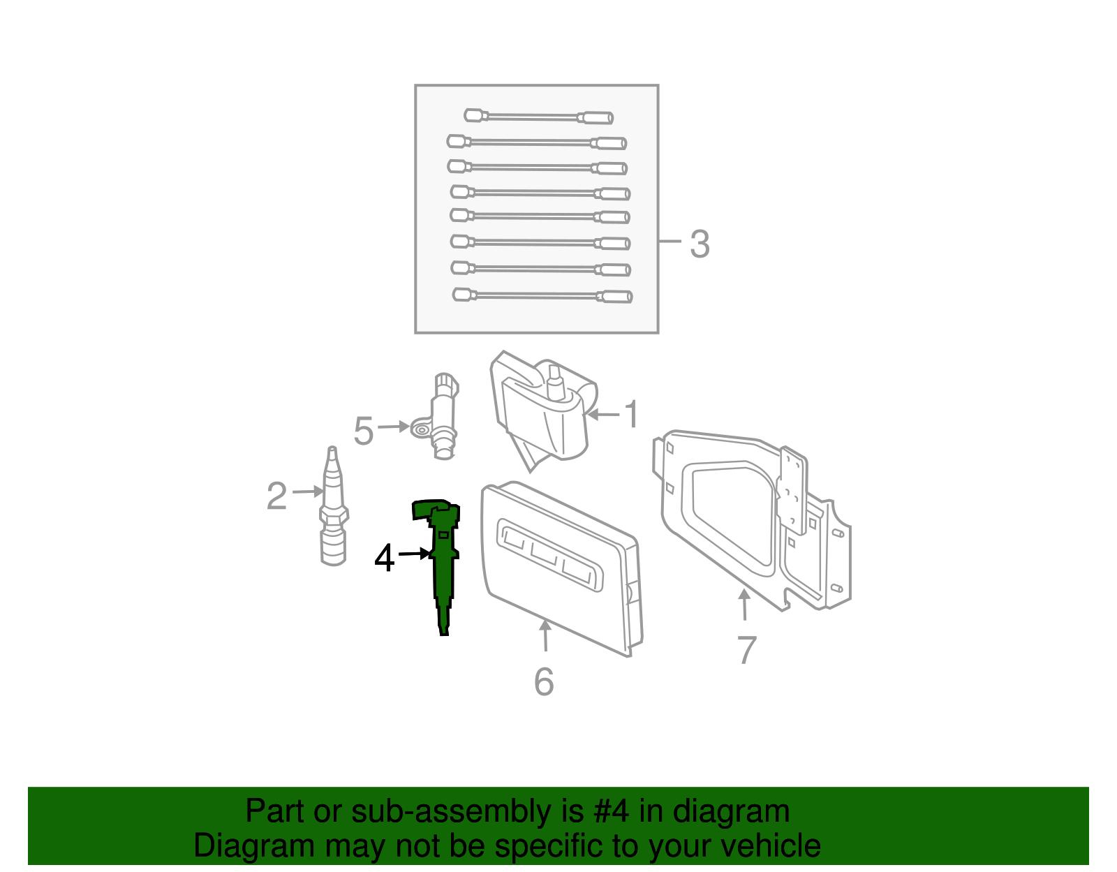 1999-2007 Mopar Engine Camshaft Position Sensor 56041584AF | Mopar ...