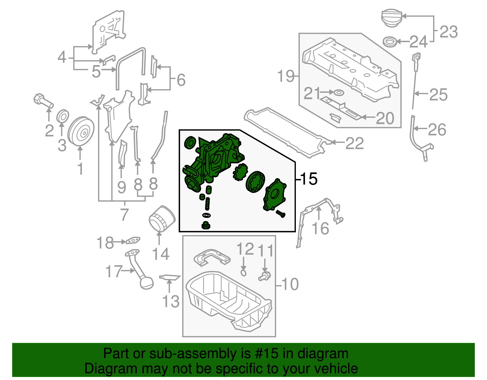 2131026802 - Kia Oil Pump 2006-2011 Kia | Performance Auto Parts
