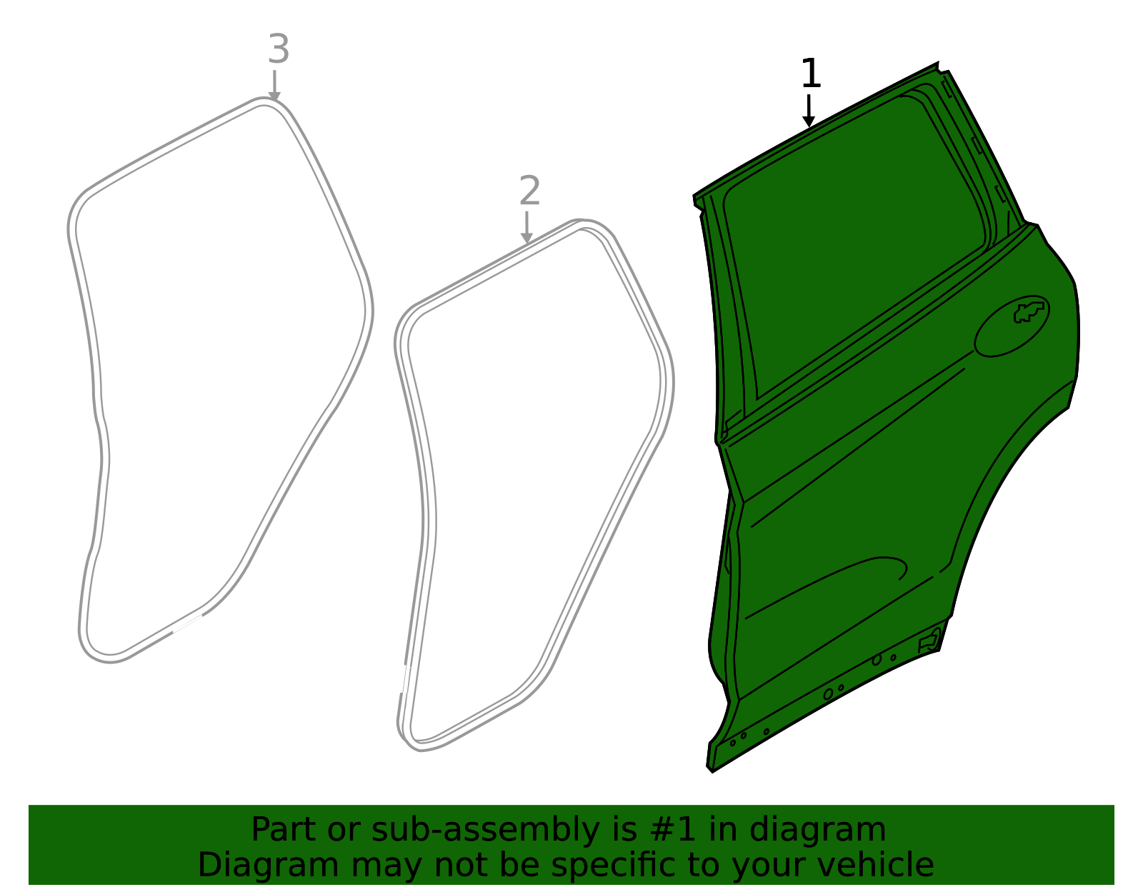 41007465534 - 2018-2024 BMW X3 Door Shell (41-00-7-465-534) | BMW of ...