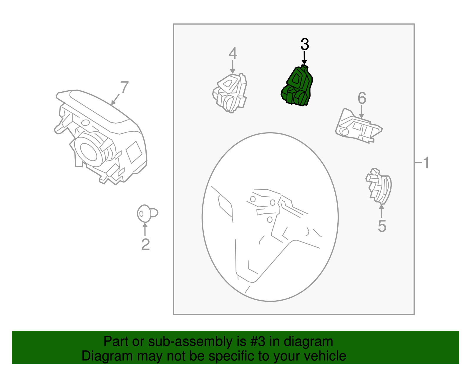 2011-2019 Ford OEM NEW 2011-2019 Ford Taurus Flex Right Control Switch ...