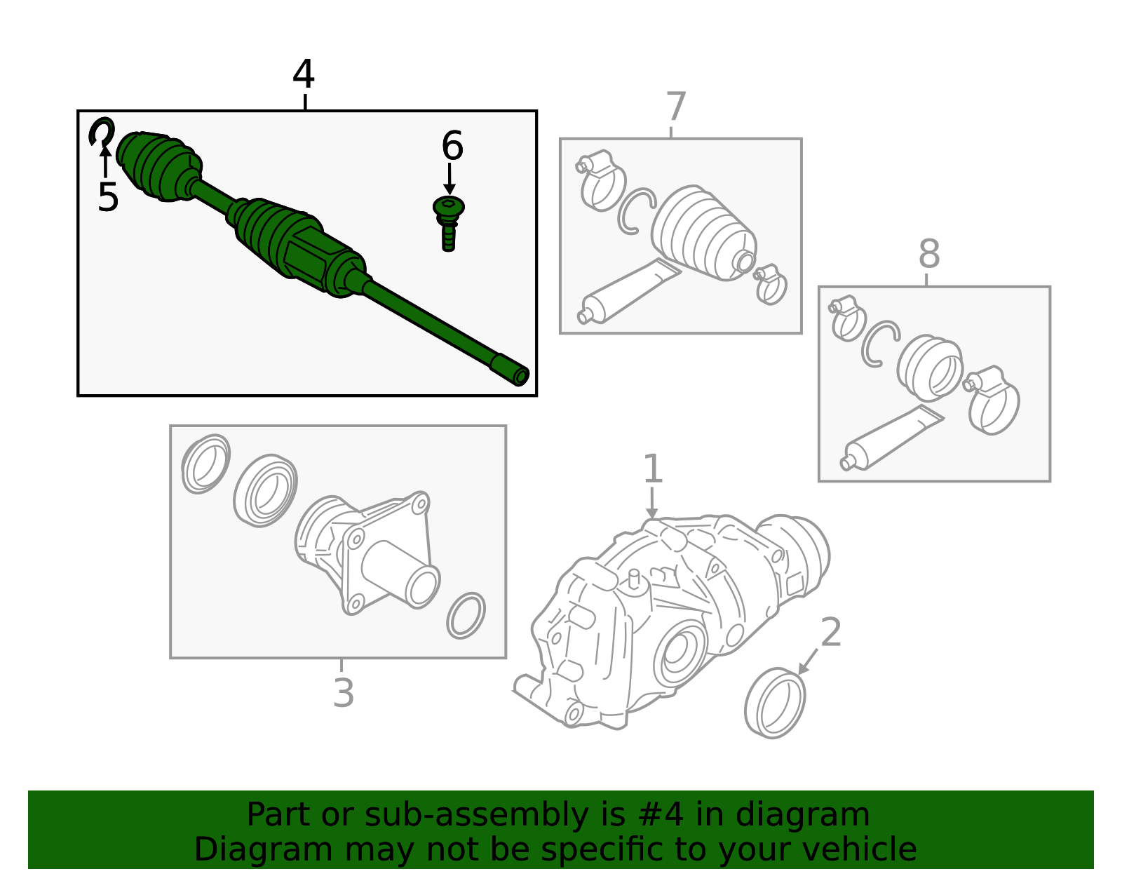 2010-2017 BMW | Axle Assembly | 31607606027 | BMW OEM Parts Store