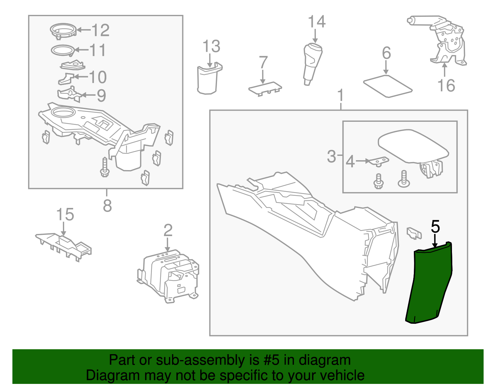 2013-2015 Toyota RAV4 Back Panel 58903-0R020-C0 | OEM Parts Online