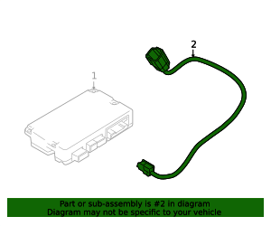 2009-2014 Ford Mobile Phone Antenna Cable 9L1Z-14D202-A | OEM Parts Online