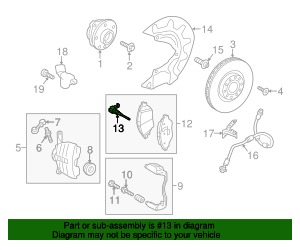 2015-2025 Audi Wear Indicator 8V0-615-437 | OEM Parts Online