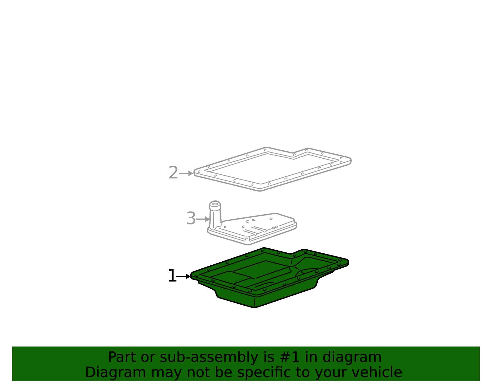 Genuine OEM Ford Part - Transmission Oil Pan F81Z-7A194-BA | Genuine ...