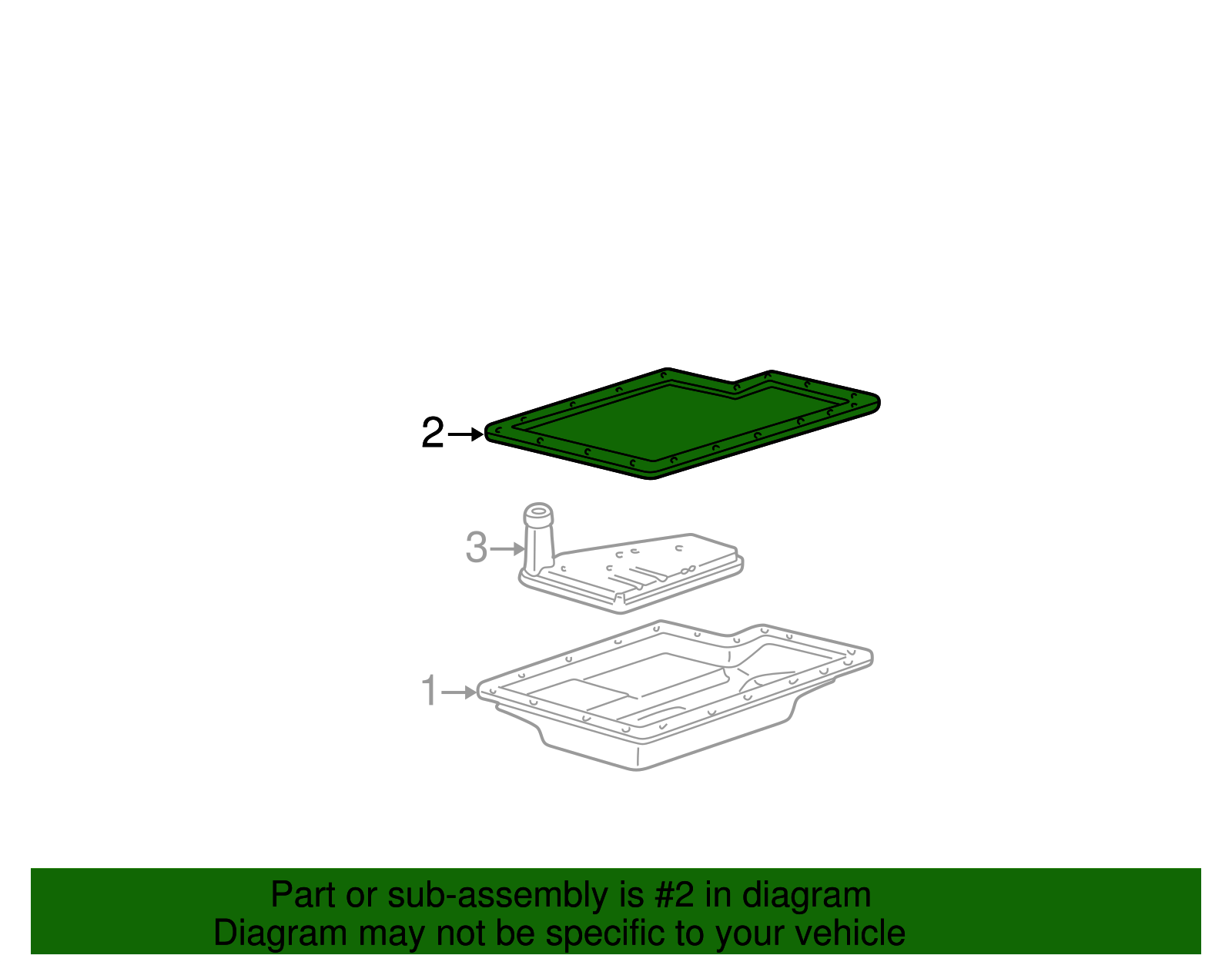 Genuine OEM Ford Part - Gasket F6TZ-7A191-A | Genuine OEM Ford Parts ...