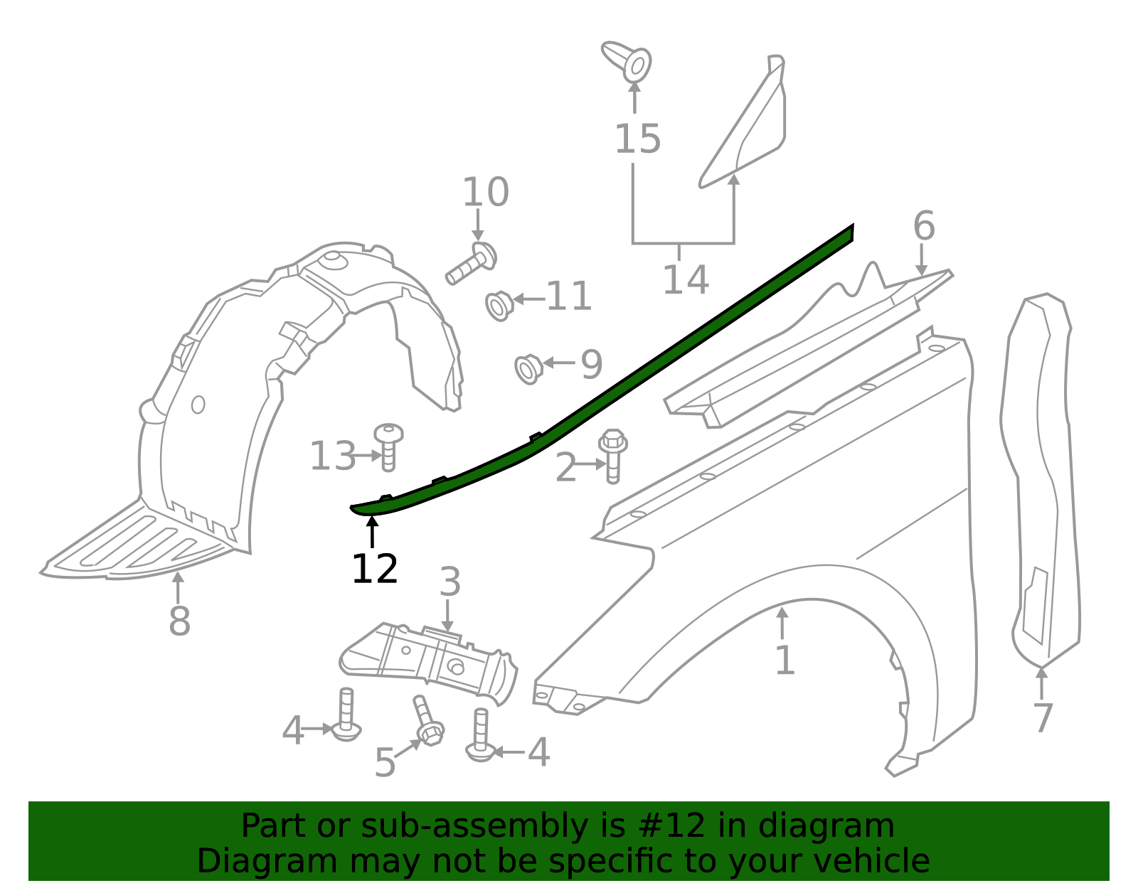 87771-3V100 - Molding - 2012-2017 Hyundai Azera | World Hyundai Parts
