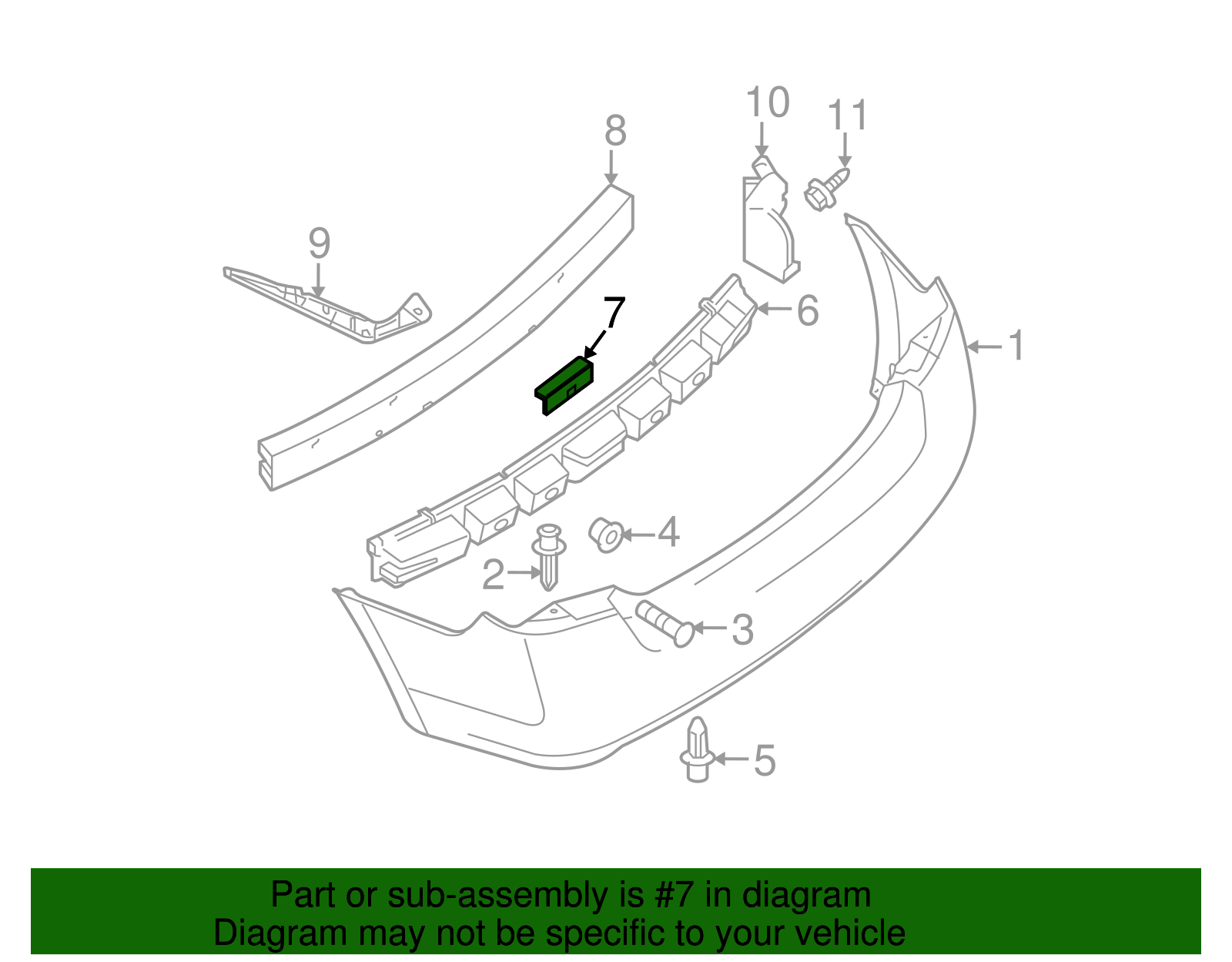 2009-2012 Nissan Sentra Energy Absorber 85090-ZE80B | Bill Kay Nissan Parts