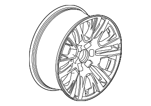 2021-2026 GM 22 Wheels, Multi-Spoke, Chrome 84453001 GM | GMPartsDirect.com