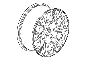 2025 GM 22x9-Inch Aluminum Multi-Spoke Wheel 84582669 | Shop Matick ...