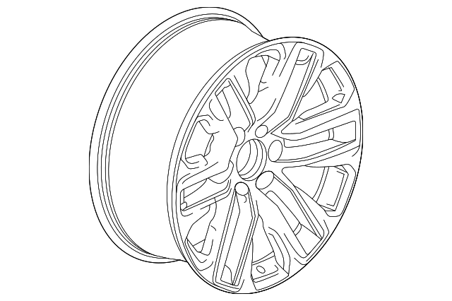 2021-2024 GMC 20x9 Aluminum Wheel 84647039 | Shop Matick Buick GMC