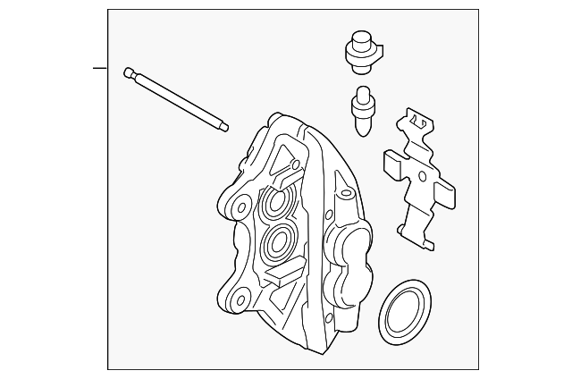 2018-2021 BMW M2 Caliper 34-11-8-745-794 | BMW OEM Parts