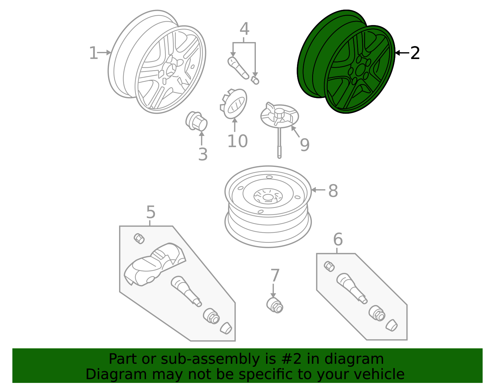 52910-1F360 - Kia Wheel, Alloy Performance Auto Parts