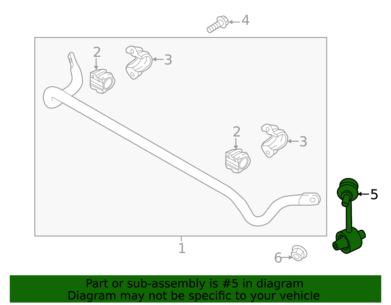 55531-Q5000 - Suspension Stabilizer Bar Link Kit 2021-2025 Kia Seltos ...