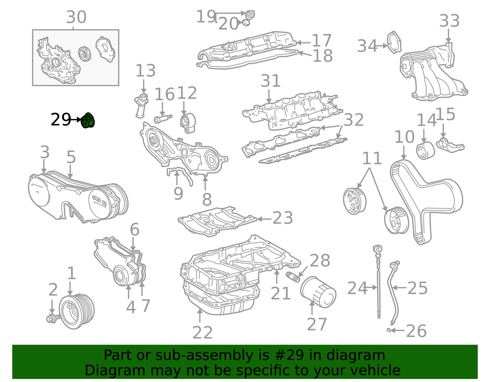 1994-2010 Toyota Engine Timing Crankshaft Gear 13521-20020 | OEM Parts ...