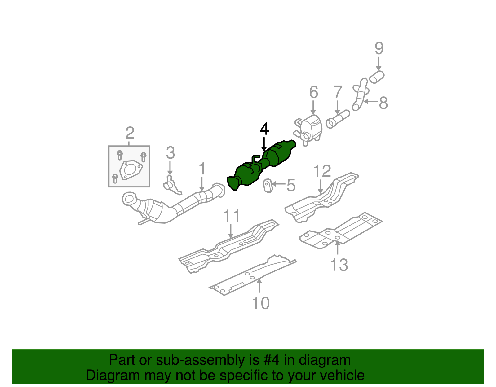 2007-2009 Dodge Converter 68035060AC | Mopar Parts Canada