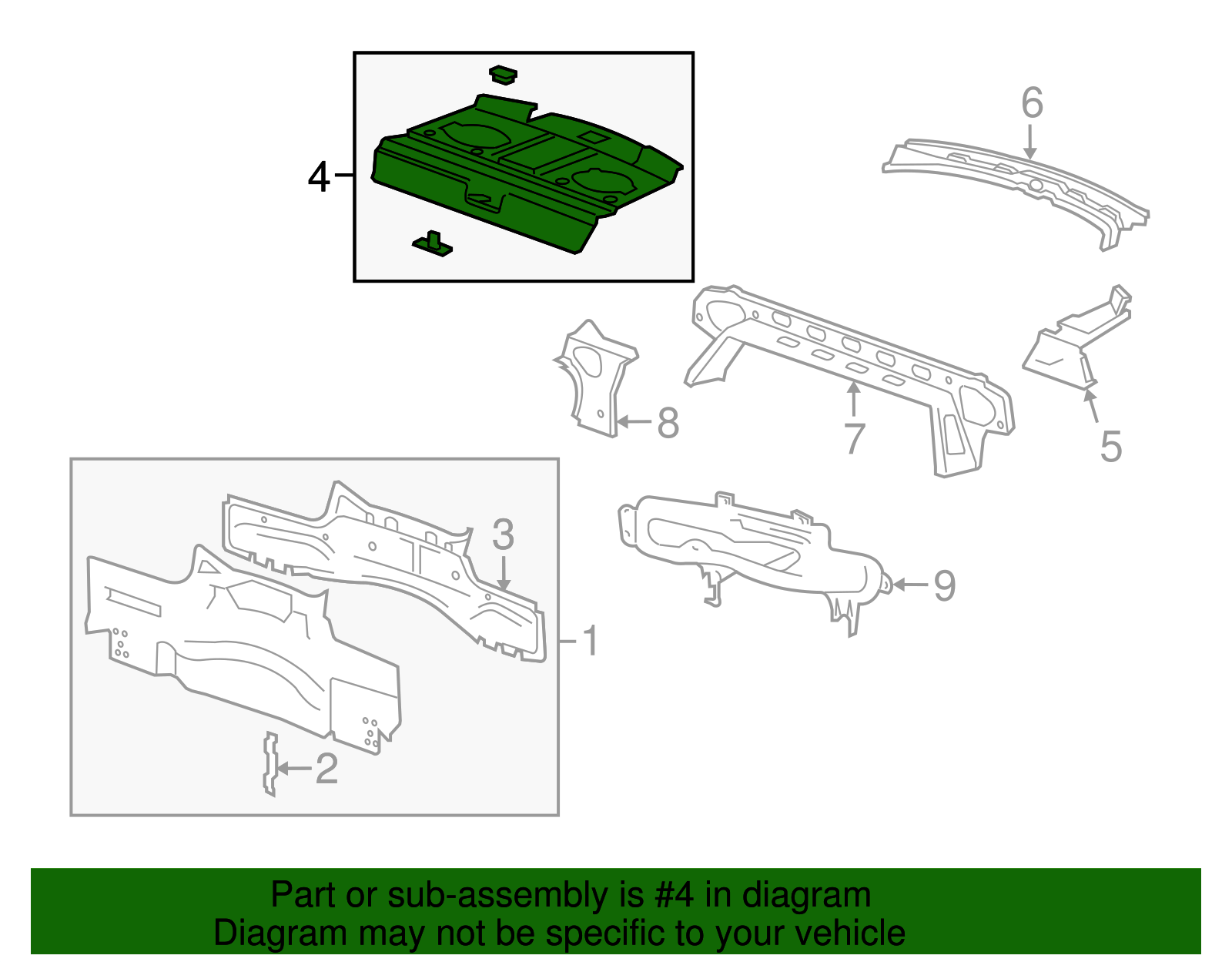 23170281 - Pkg Tray Panel | Partners Chevy