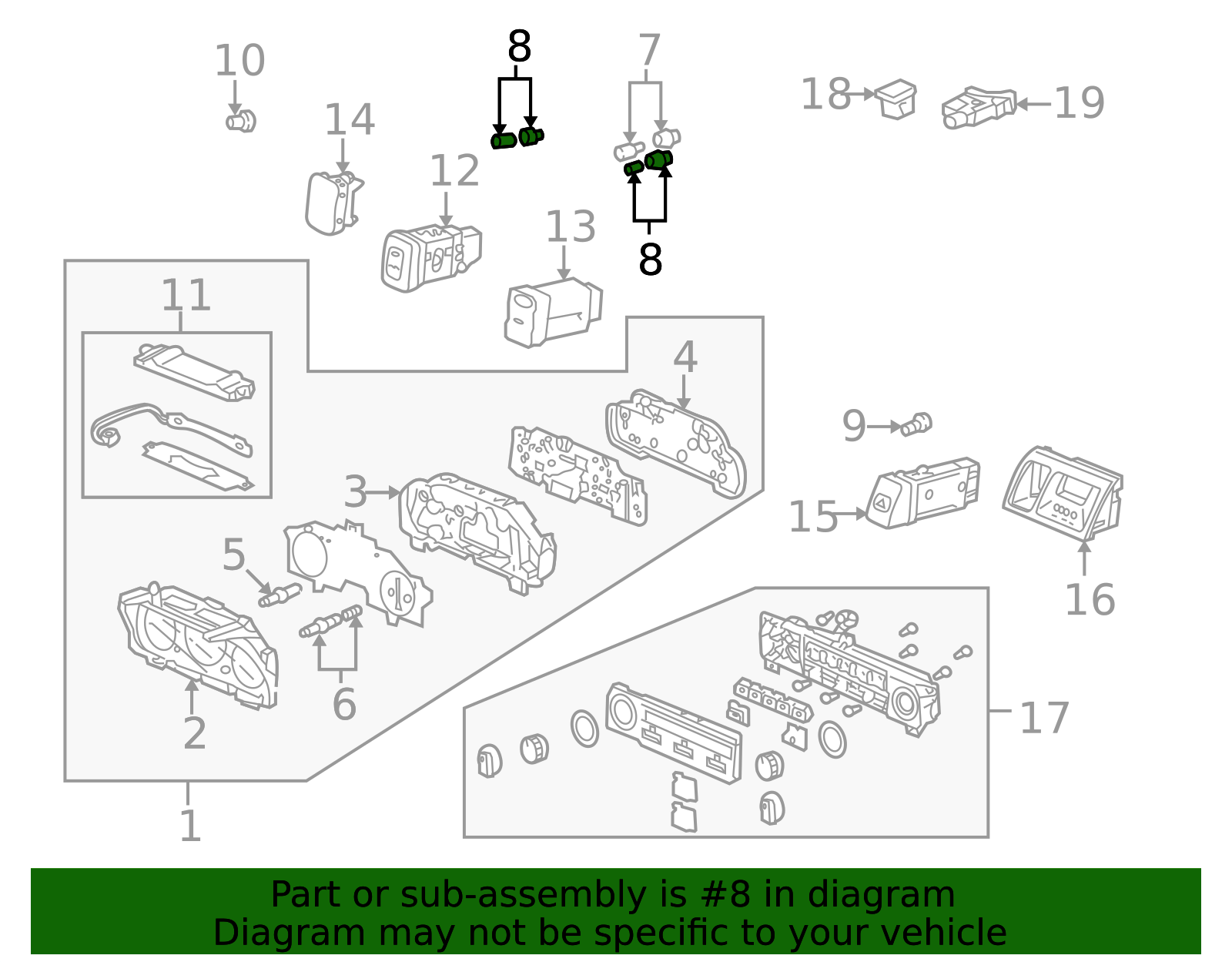 OEM 1998-2002 Honda Accord Bulb & Socket 78181-S84-A02 | Honda ...