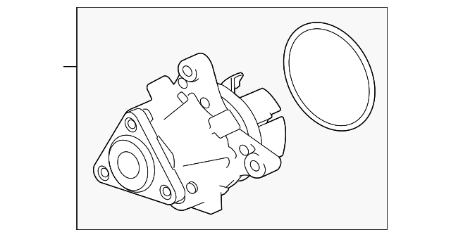 2013-2017 Jaguar Water Pump Assembly JDE38893 | Jaguar Paramus Parts