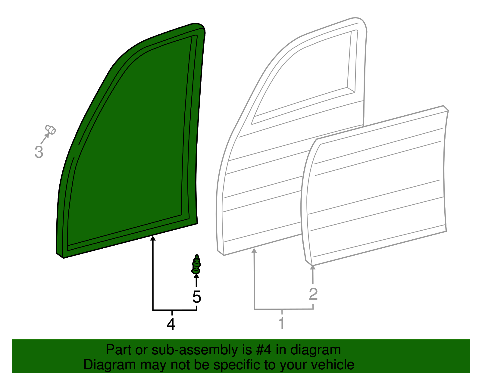 1998-2007 Toyota Land Cruiser Door Seal (Left, Front) 67862-60101 ...