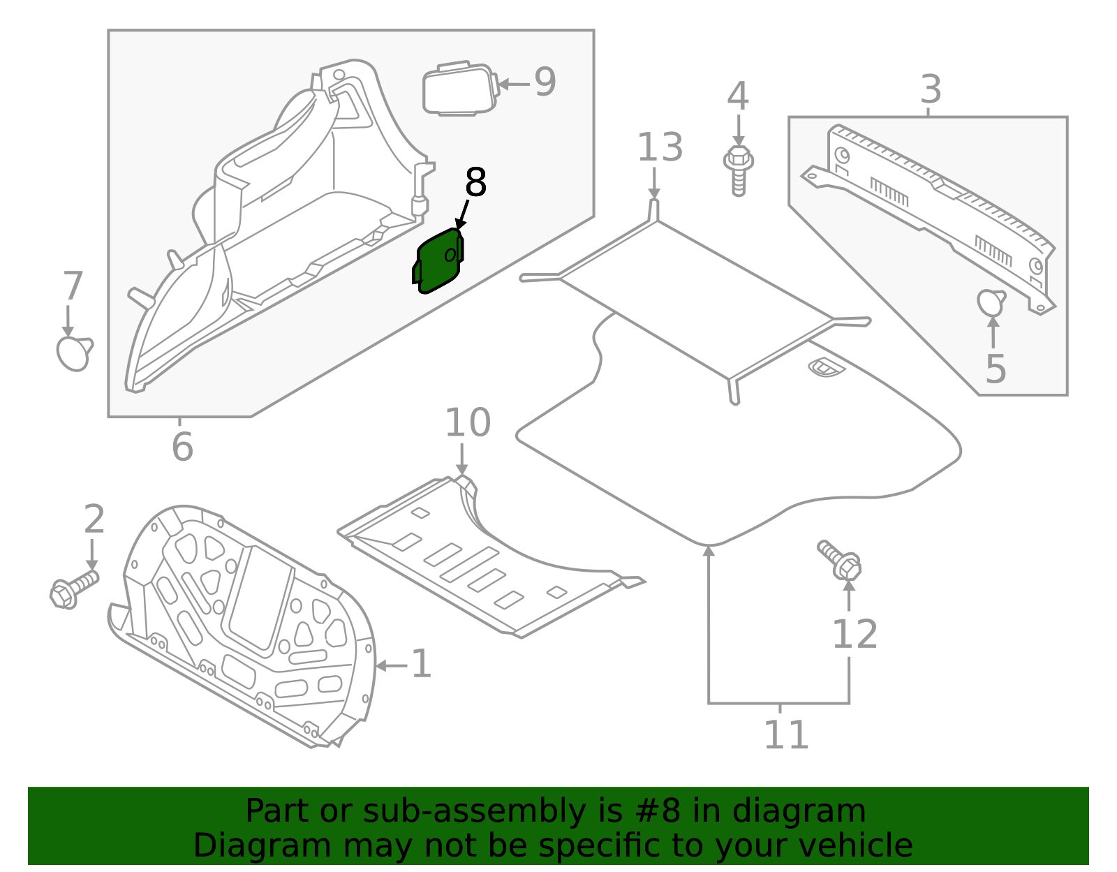 85748-T1100-NNB - High-Quality Access Cover for 2021-2024 Genesis G80 ...