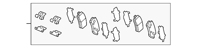 2022-2025 Acura MDX Brake Pads 43022-TYA-A01 | OEM Parts Online