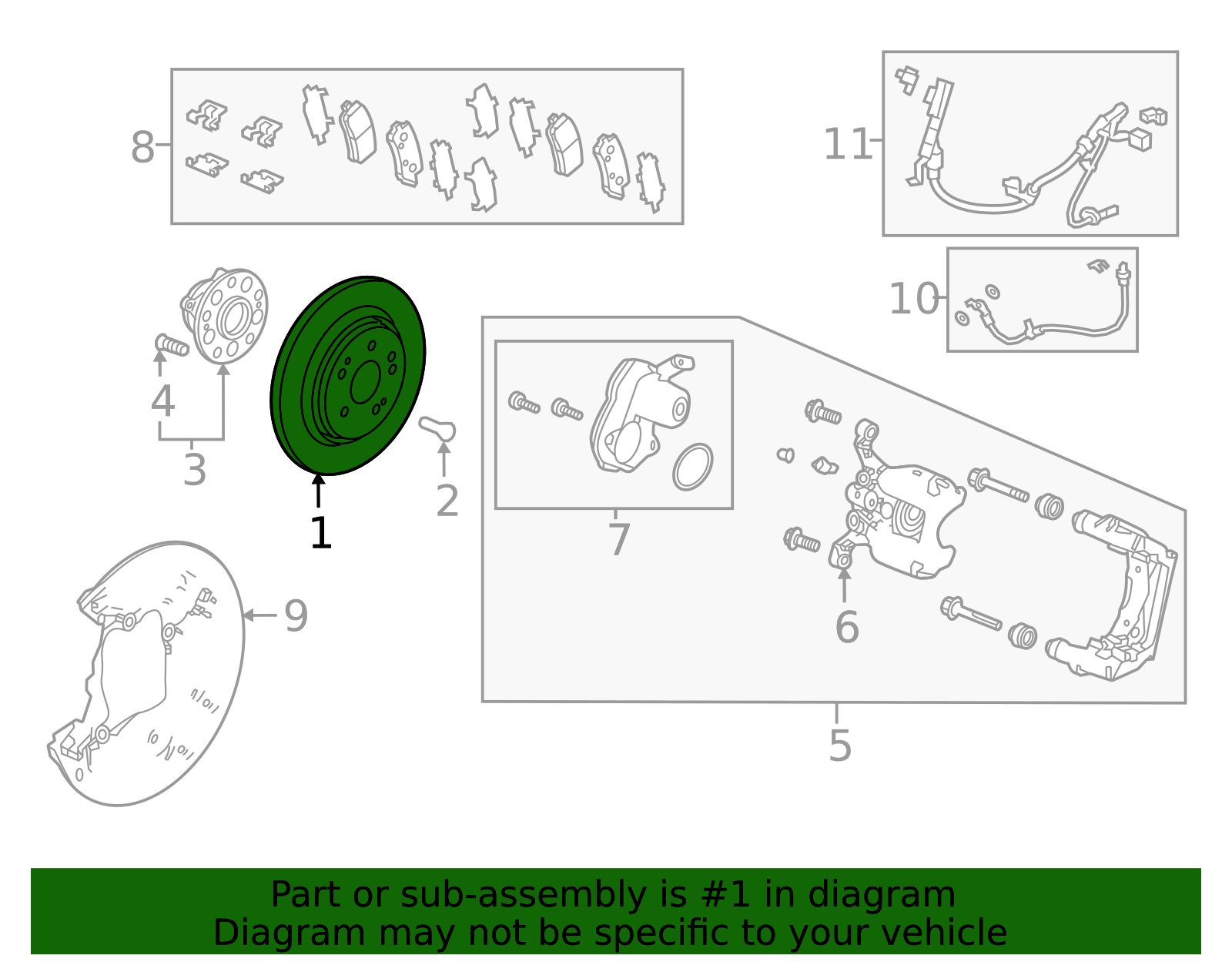 42510-TYA-A01 - High-Quality Rotor for 2022-2025 Acura MDX | AutoNation ...