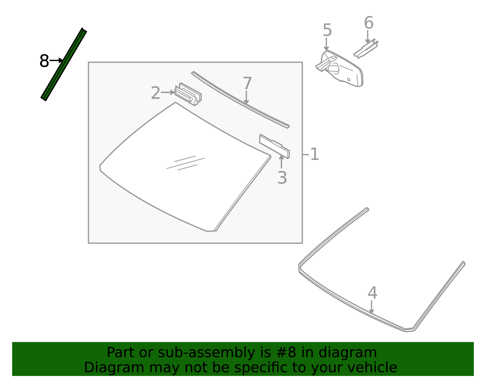 2010-2024 Toyota 4Runner Reveal Molding 75533-35070 | OEM Parts Online