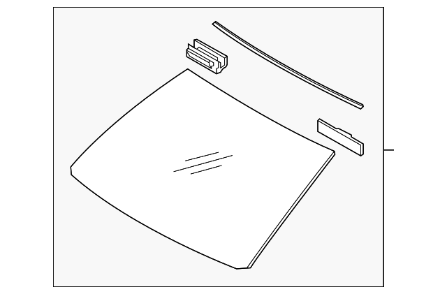 56101-35170 - Windshield - 2010-2019 Toyota 4Runner | OEM Parts To You