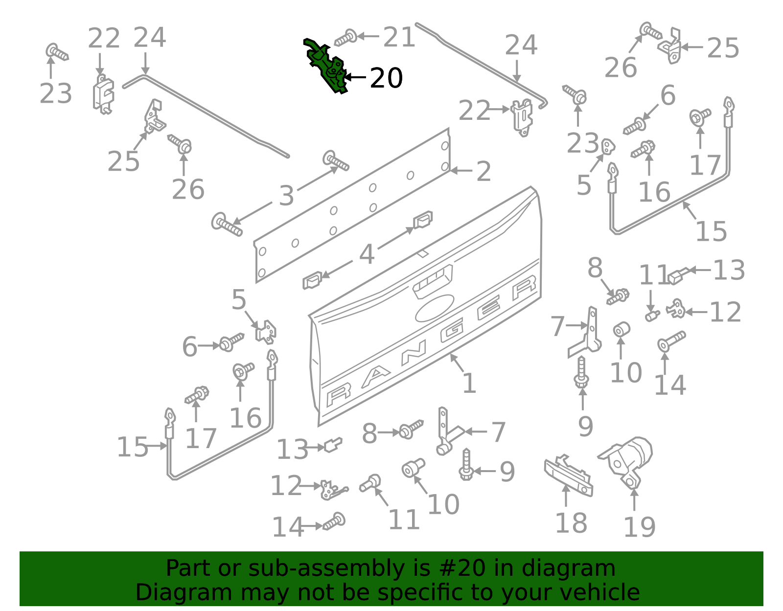 JB3Z-9943170-A - 2019-2024 Ford - Remote Control | My Ford Parts