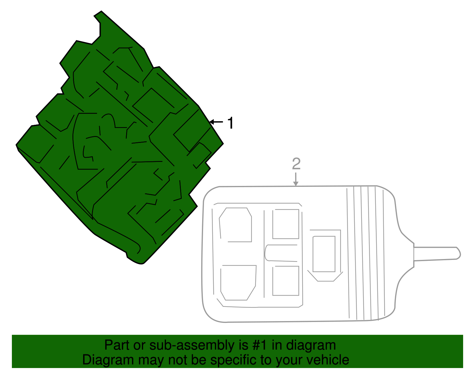 2007-2014 Ford OEM NEW 2007-2014 Ford Lincoln Navigator Module Door ...